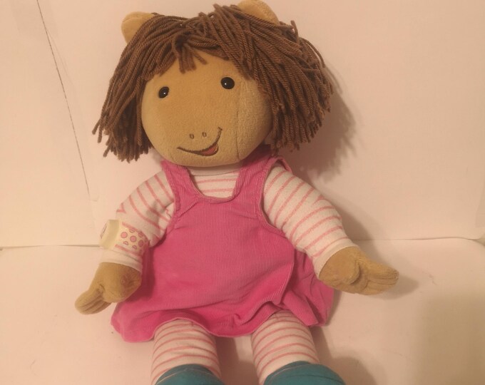 Vintage Arthur's Sister DW Animated Talking Doll Plush 21" Tested Works ...