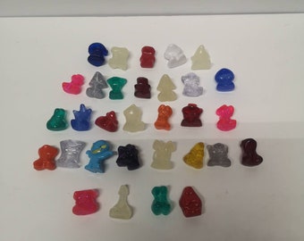 Vintage Mcdonalds Happy Meal Monster Crazy Bones Lot of 28. Original ...