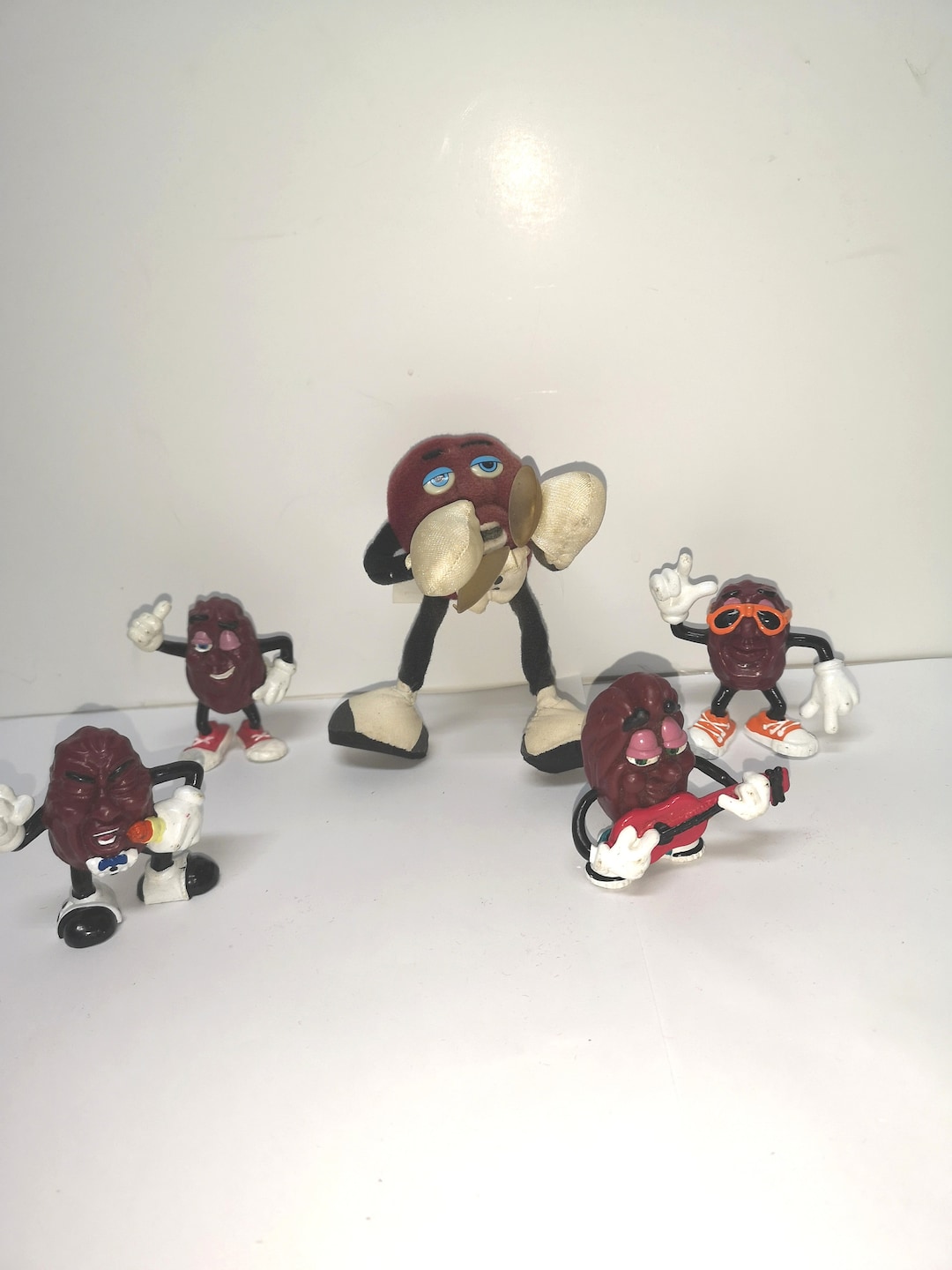 Vintage California Raisons Figures 4 Are 3" and 1 is 5" and Soft Plush ...