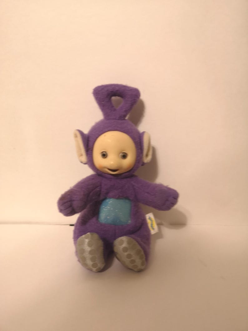 Vintage Teletubbies Kids Plastic Plate " and Purple Teletubbies Plush 7 ...