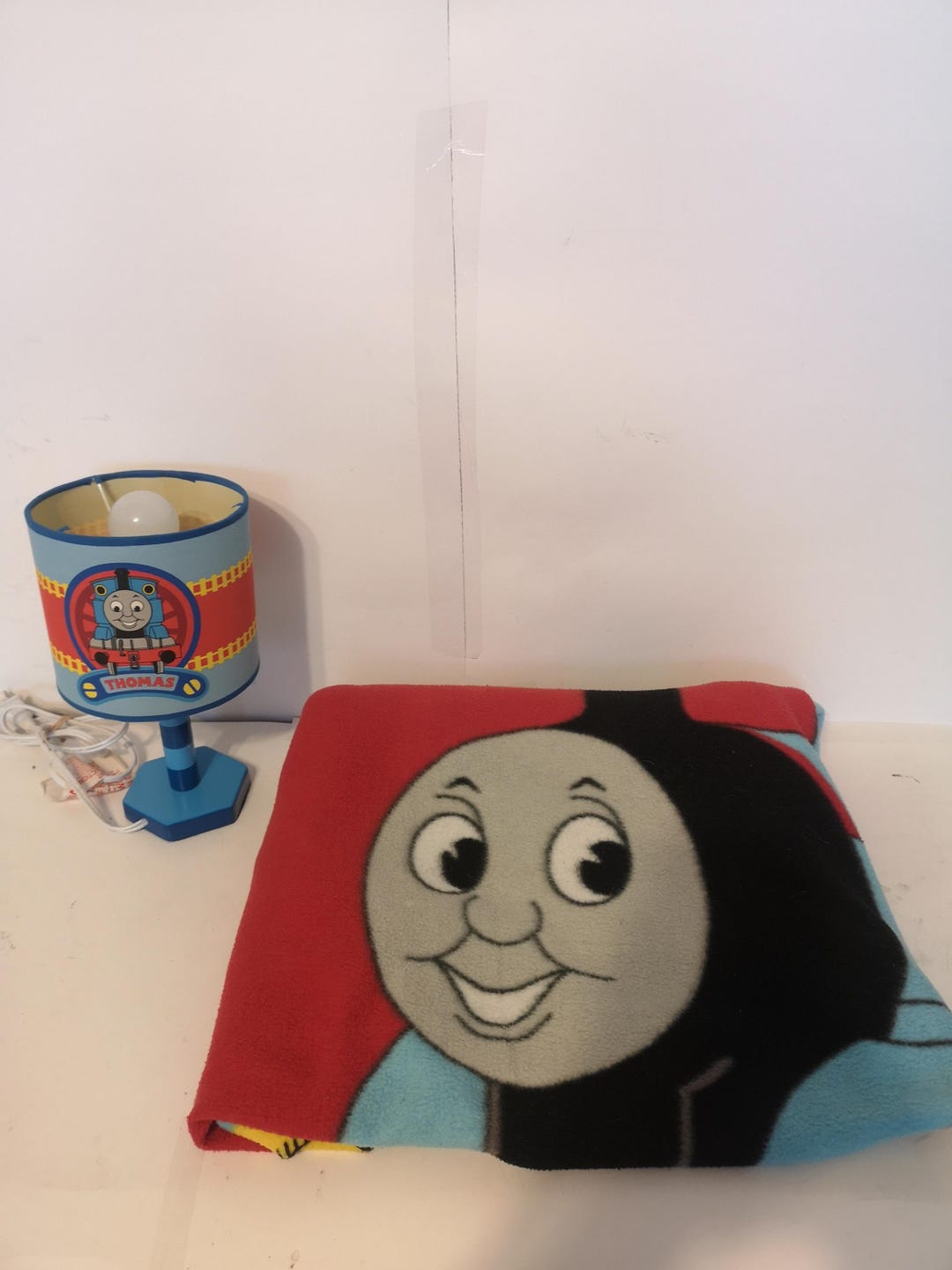 Vintage Thomas the Train Fleece Throw Blanket 44" X 64" and Lamp 11" - Etsy