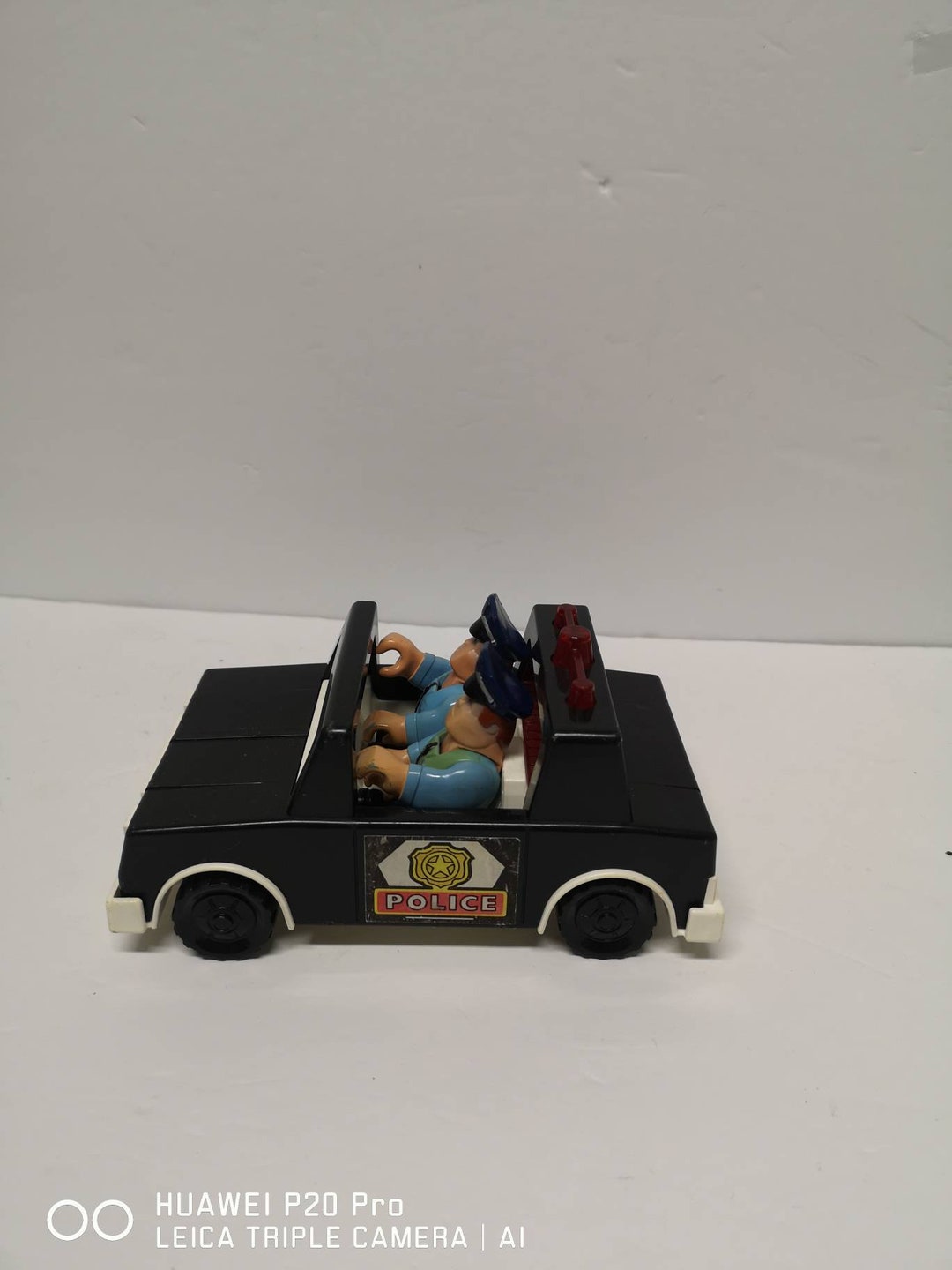 Vintage 1981 Fisher Price Toys Police Car and Two Police Officers ...