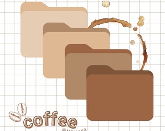 4 Desktop Folder Icons, Forest/green Themed - Etsy