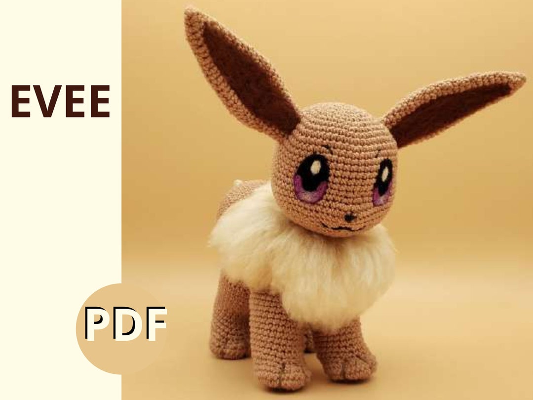 Crochet Pattern Fennec Fox Eevee Pokemon Pattern Amigurumi PDF - Etsy