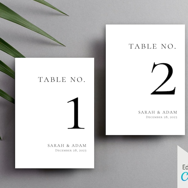Table Numbers - Etsy