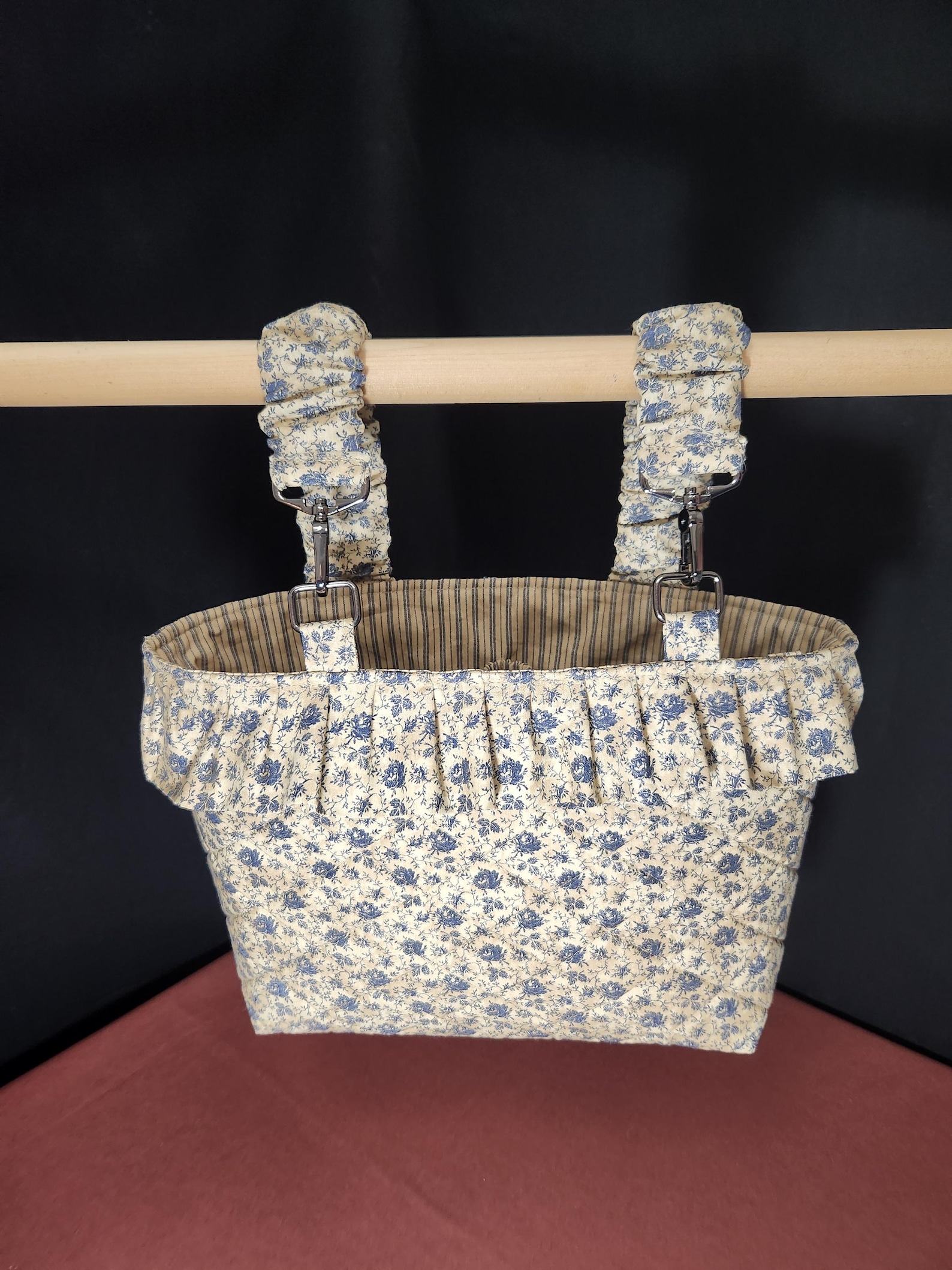Custom Stroller Caddy Fabric Options Available - Quilted Cotton Pram ...