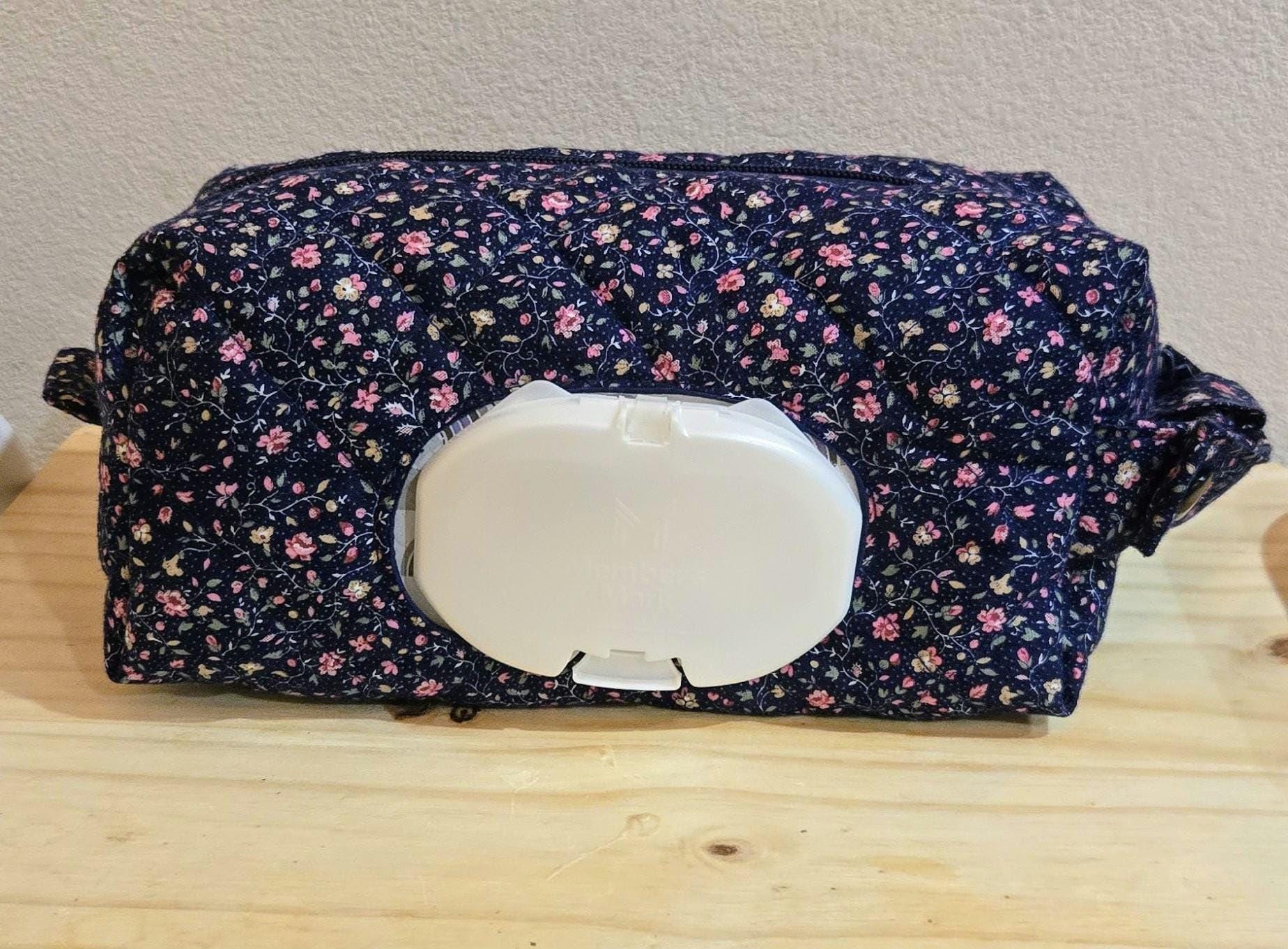 Handmade Compact Diaper & Wipes Pouch - Mini Diaper Bag - Diaper Clutch ...
