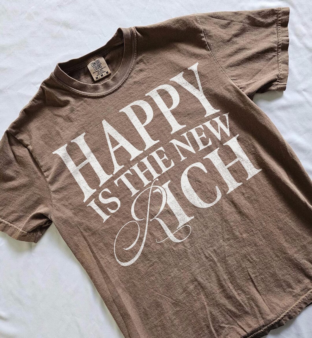 Happy is the New Rich Shirt | Eat the Rich Preppy T-shirt Socialist ...