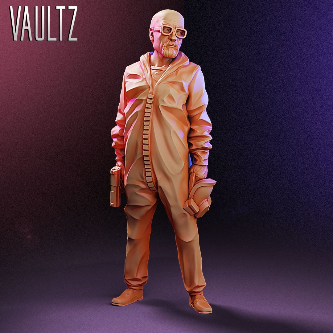 Survivor Walter White Male Miniature 28mm 32mm Scale 8K - Etsy