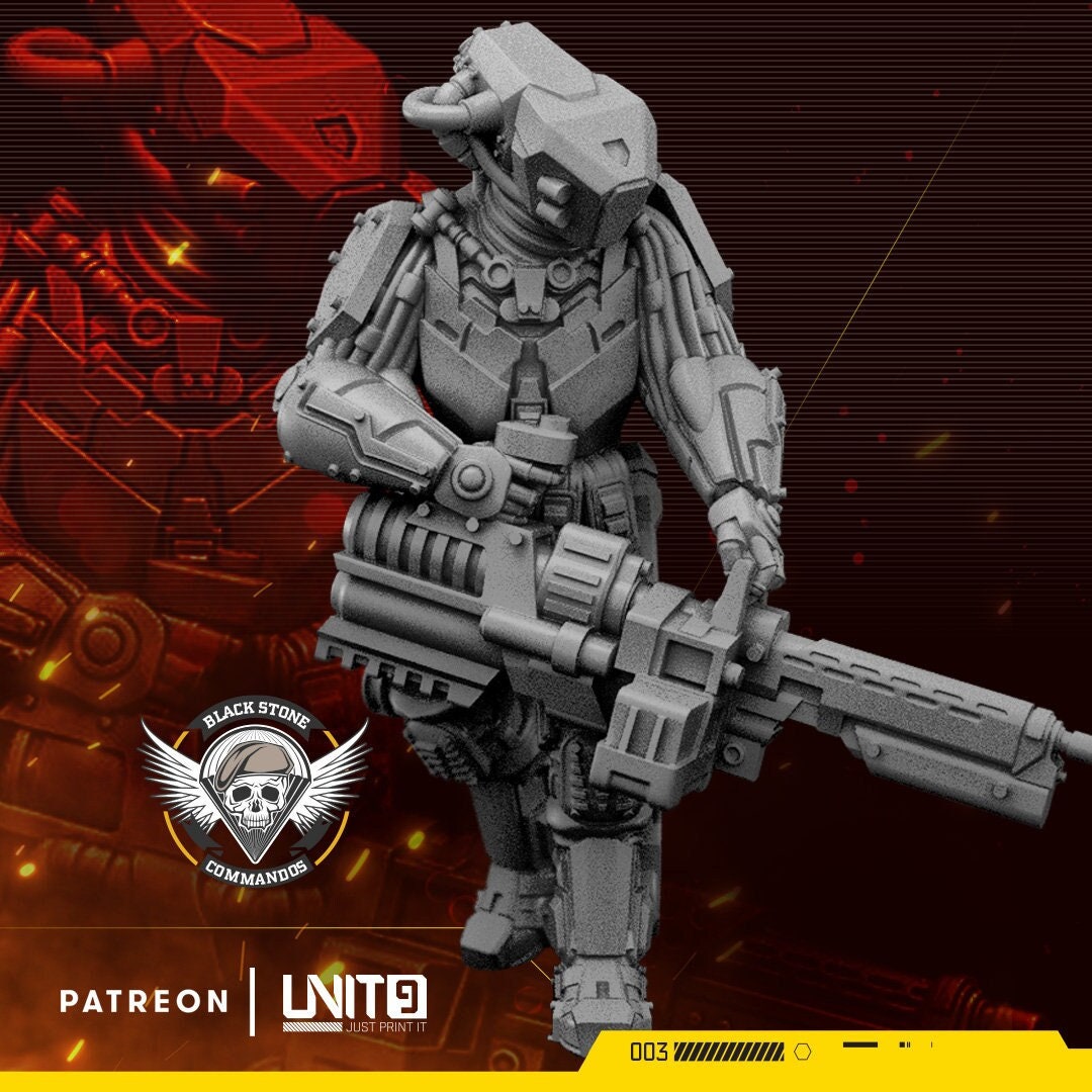 BSC Operator 'the Flash' Unit9 Cyberpunk Miniature - Etsy