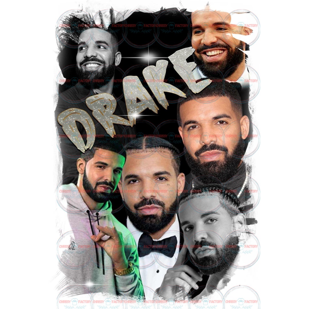 Celebrity T-shirt |drake T-shirt | Custom T-shirt | PNG | Template ...