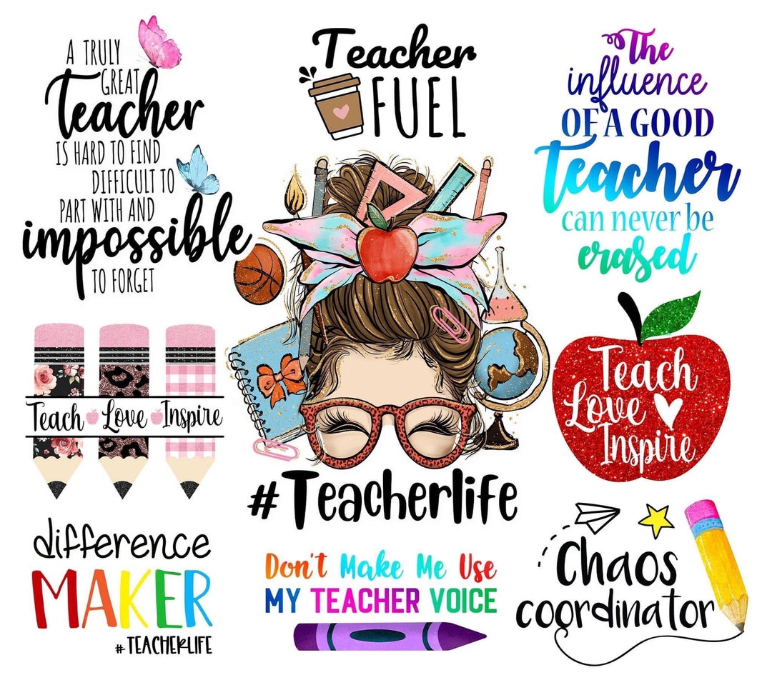 Teacher Appreciation | Png Tumbler | Digital | Perfect Gift for ...