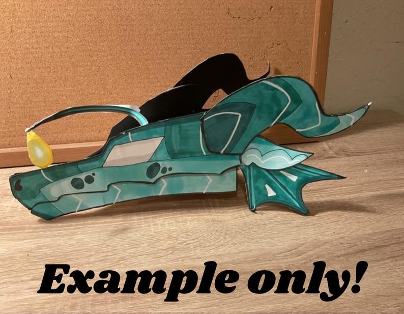 Custom Dragon Puppet Commission Handmade Paper Art Dragons In Photo