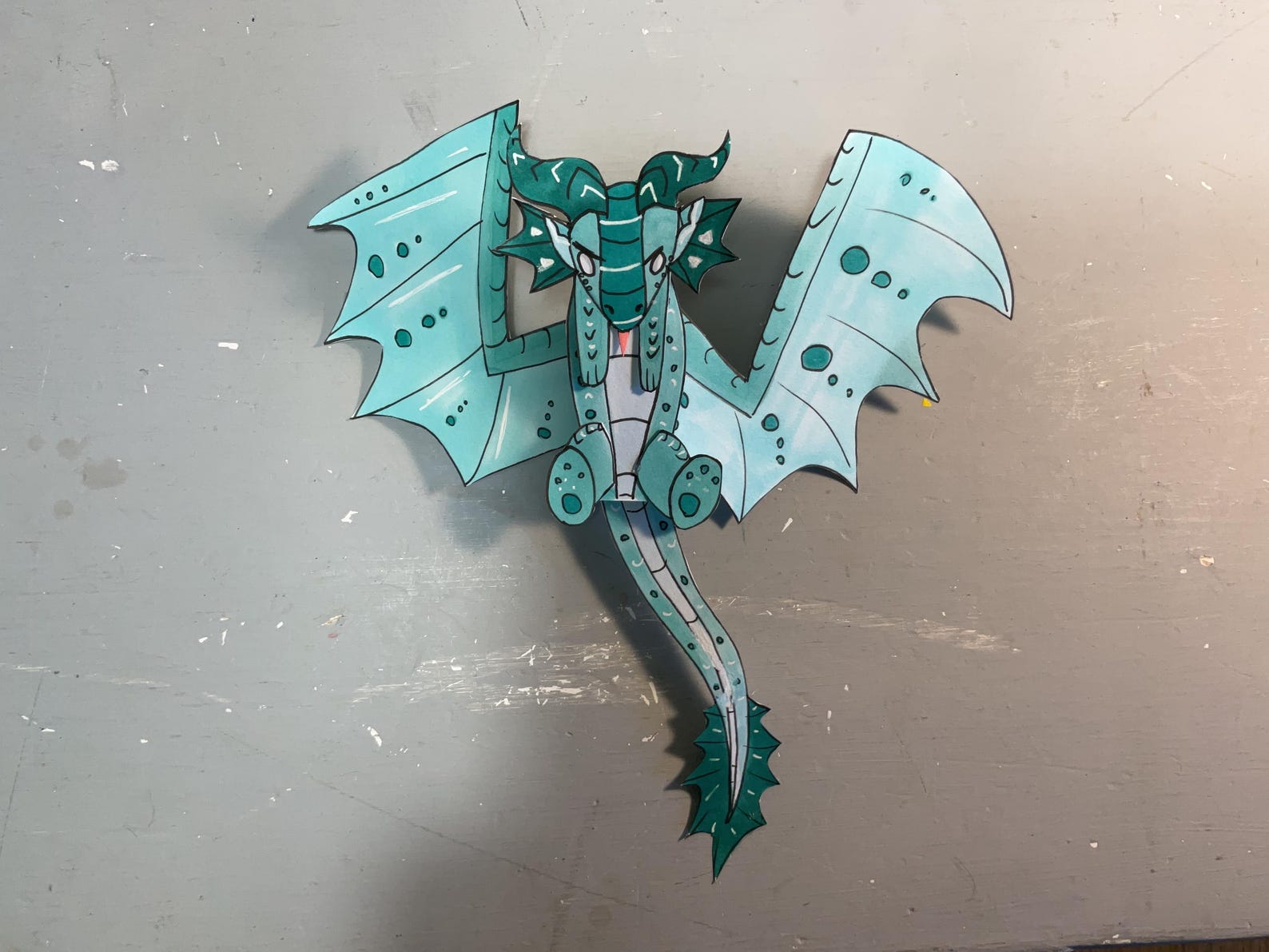 Custom Hanging Paper Dragon Puppet Commission: Personalized Art - Etsy