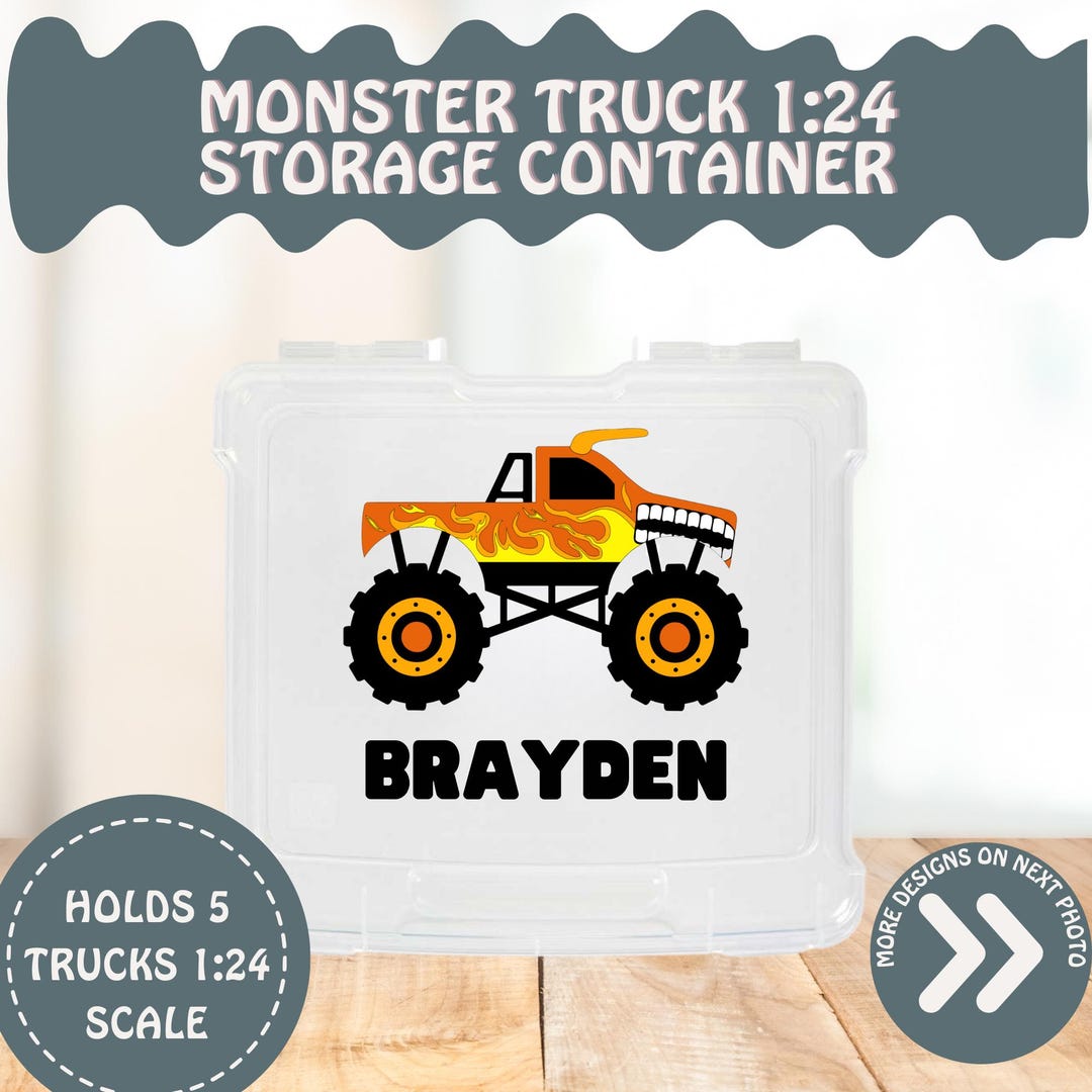 Monster Jam Storage Containers Customized Monster Truck Toy ...