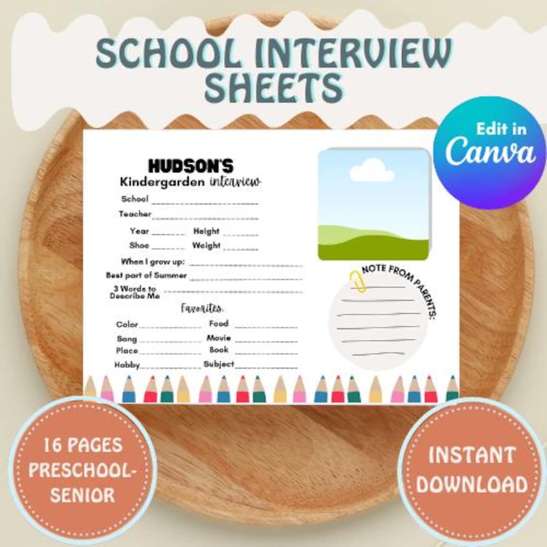 Editable School Memory File Box Sheets Digital Printable Templates for ...