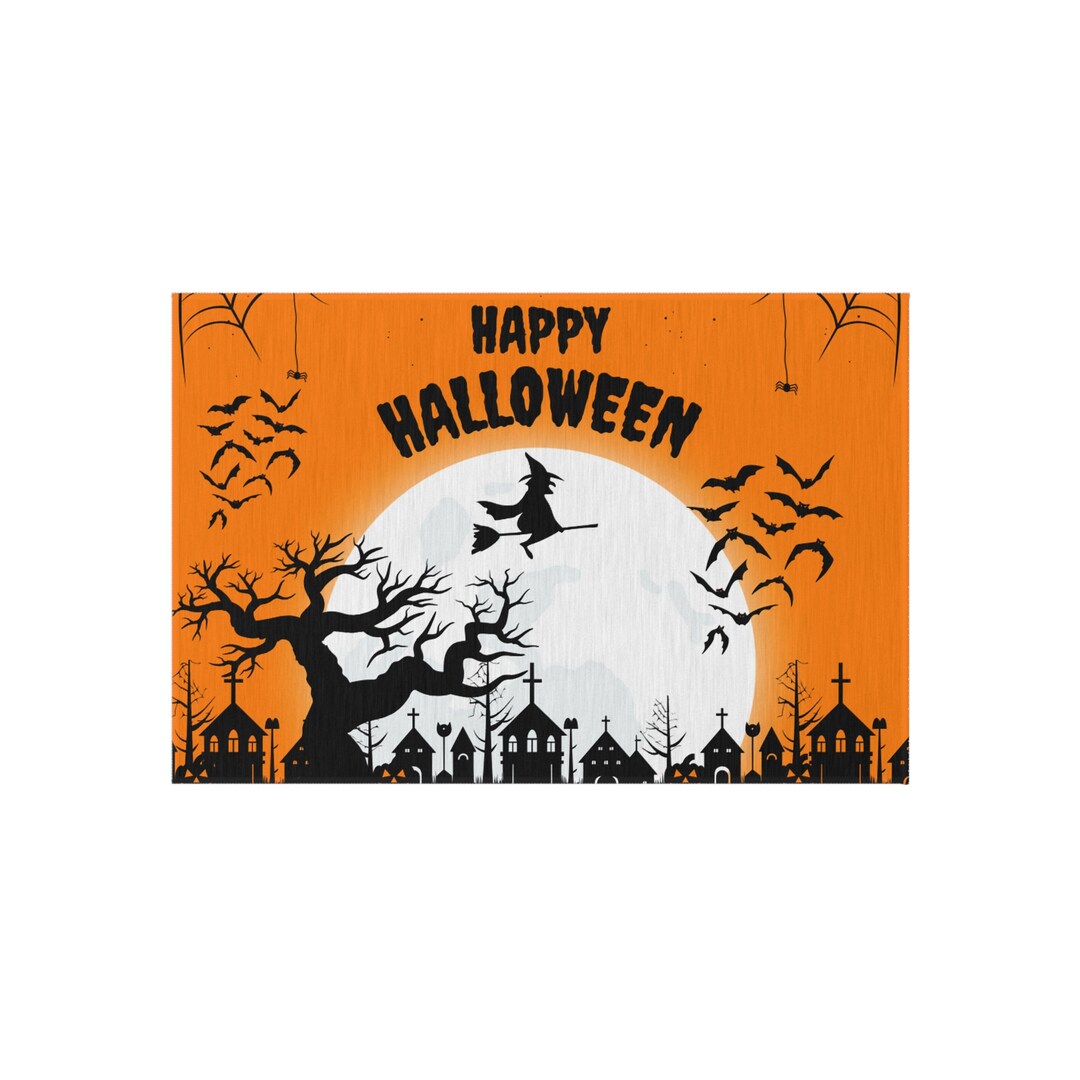 Halloween Outdoor Rug - Etsy