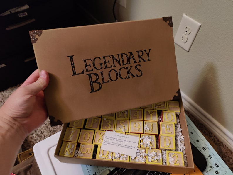 Legendary Alphabet Blocks in the Style of Zelda's Hylian, Sheikah Fonts ...