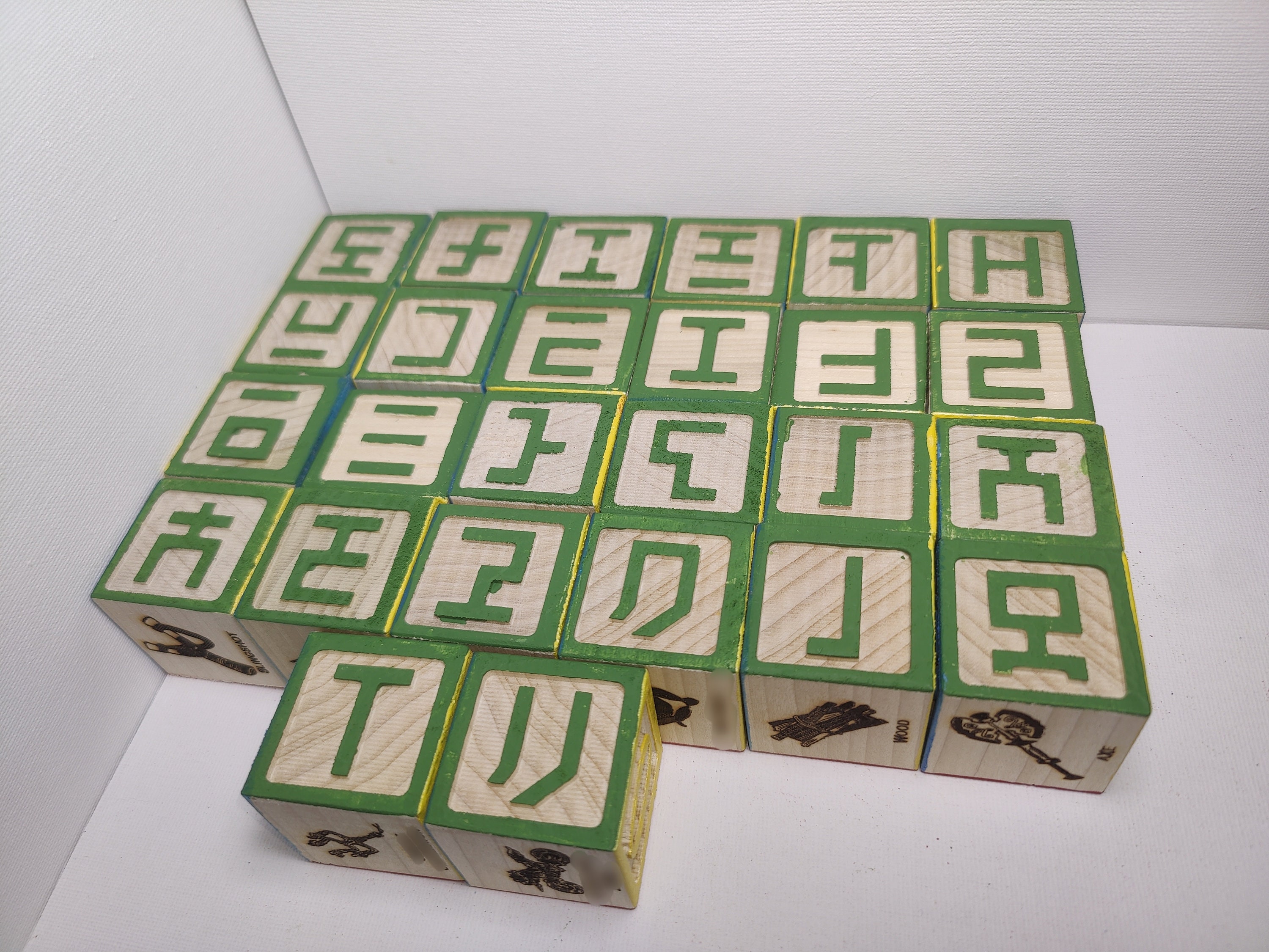 Legendary Alphabet Blocks in the Style of Zelda's Hylian, Sheikah Fonts ...