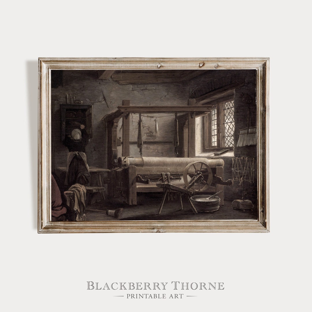 Printable Cottage Core Art Dark Cottagecore Wall Art Apartment Decor ...