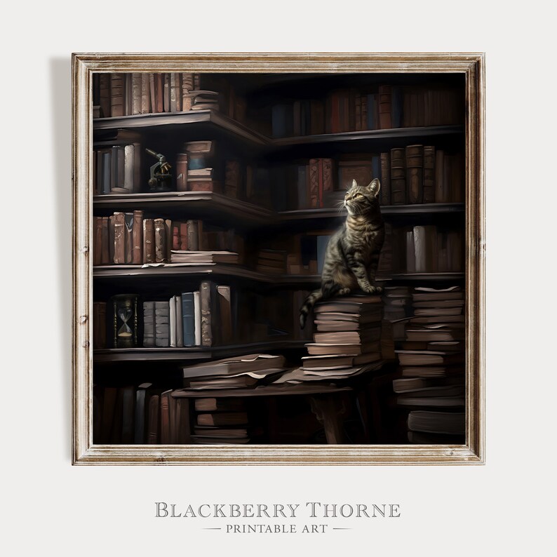 Dark Academia Set of 6 Printables Vintage Moody Dark Academia Printable ...