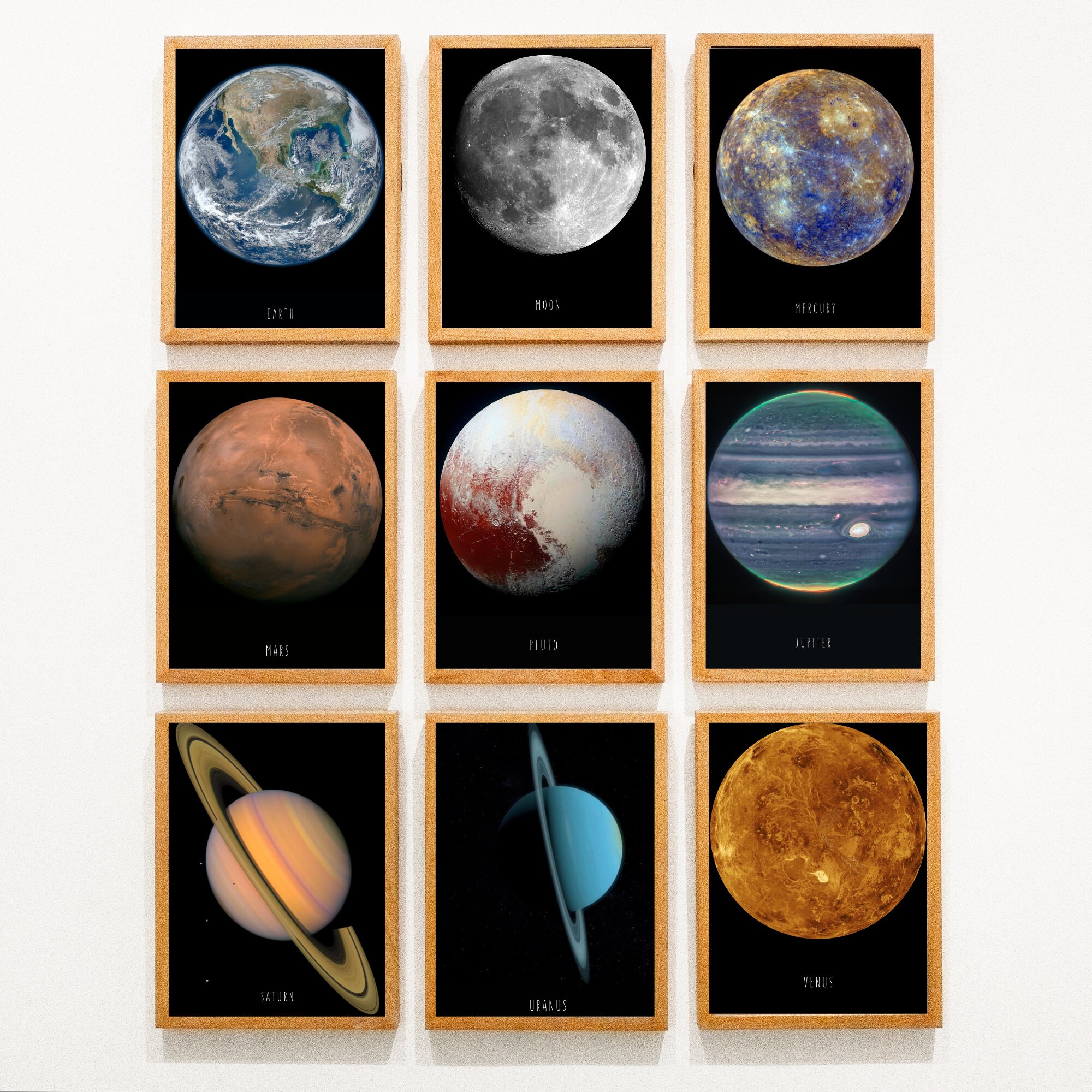 Solar System Digital Minimal Decor Set, Digital Download,solar System ...