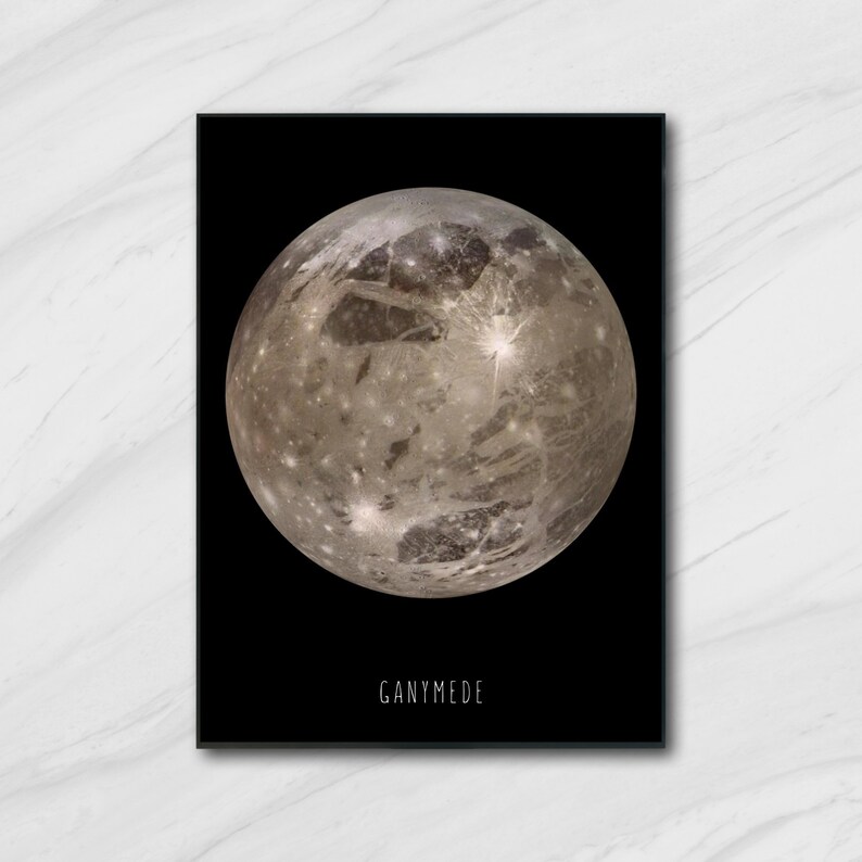 Ganymede Print Ganymede Printable Poster Gift for Him - Etsy