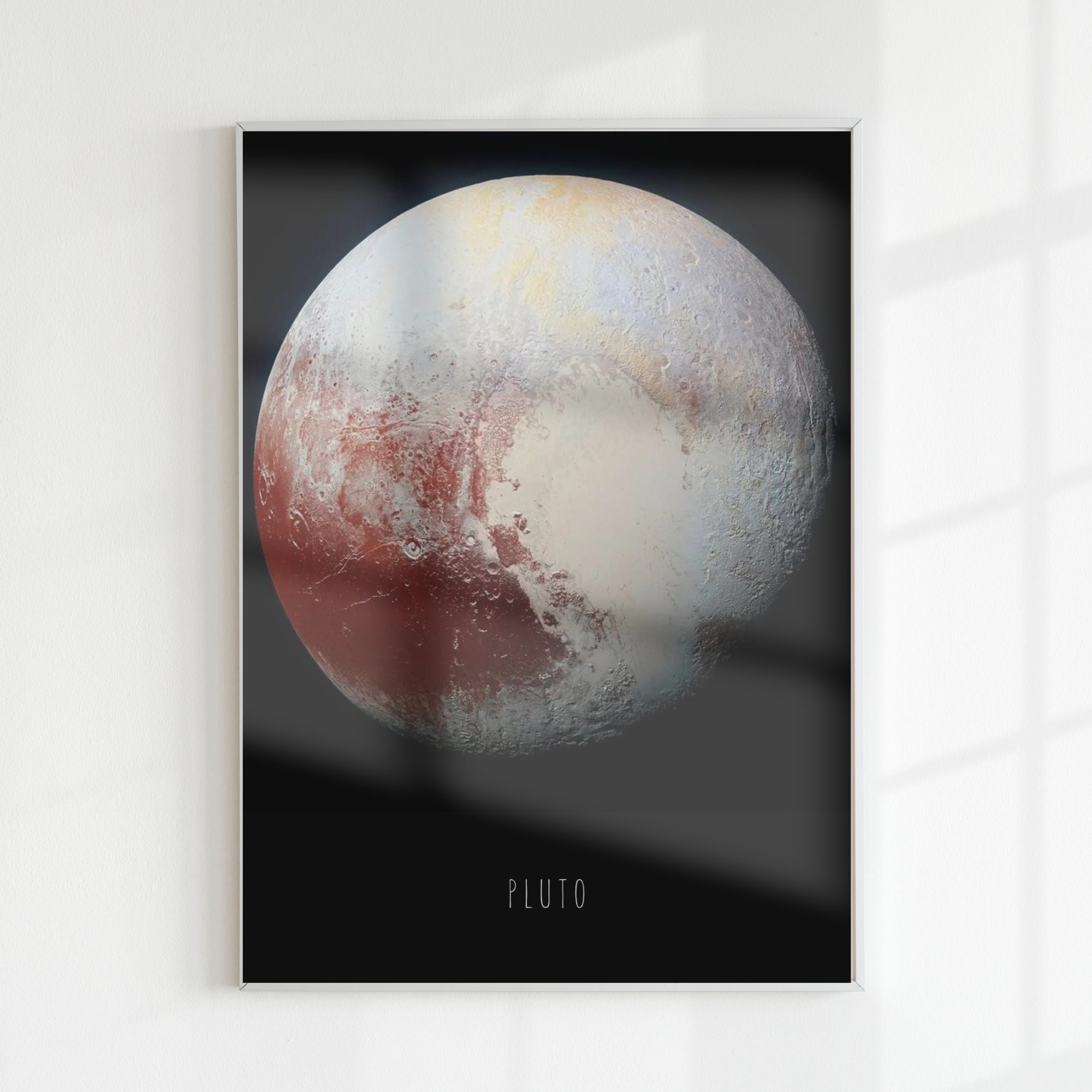Pluto,pluto Planet, Pluto Printable Poster, Pluto Print, Solar System ...