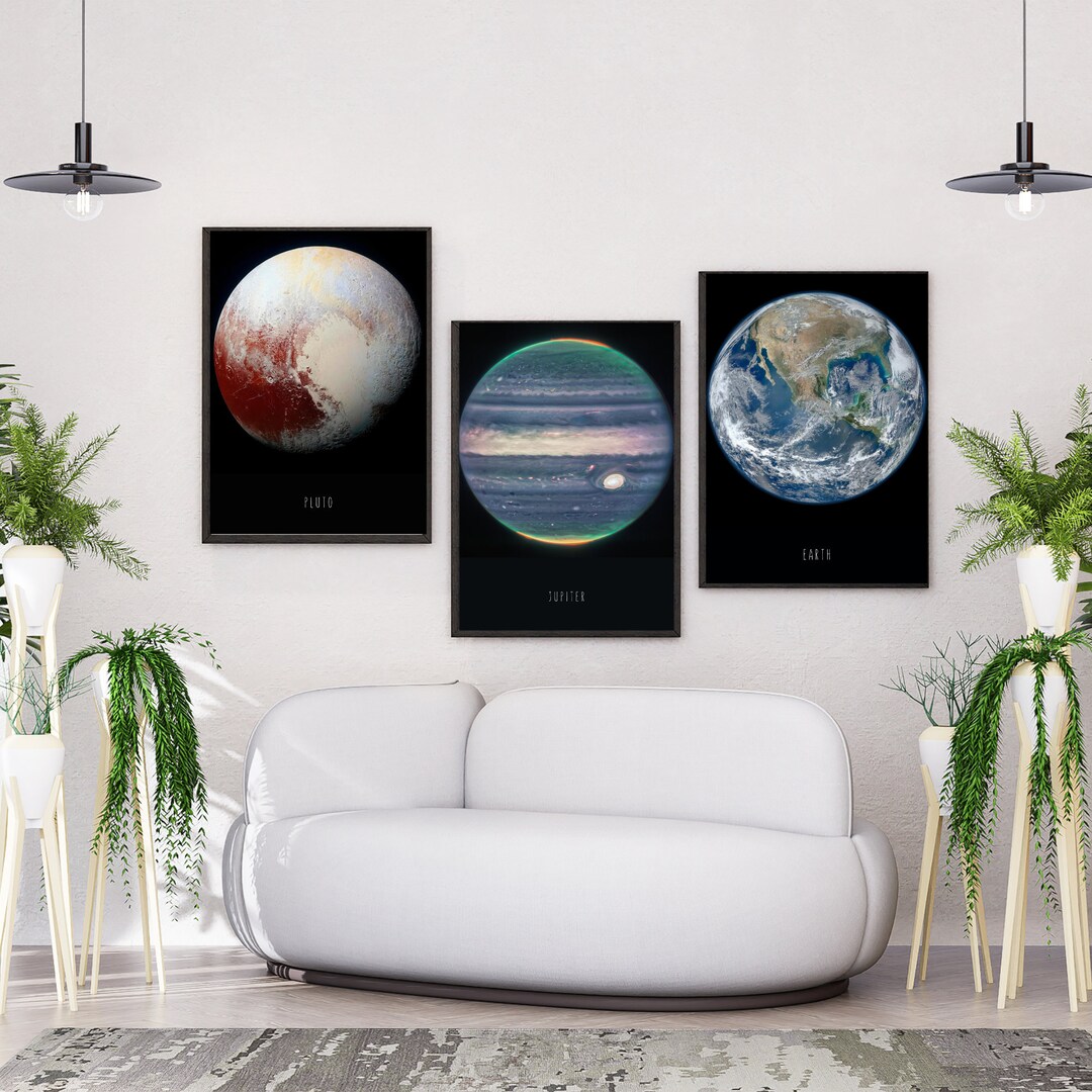 Solar System Digital Minimal Decor Set, Digital Download,solar System ...