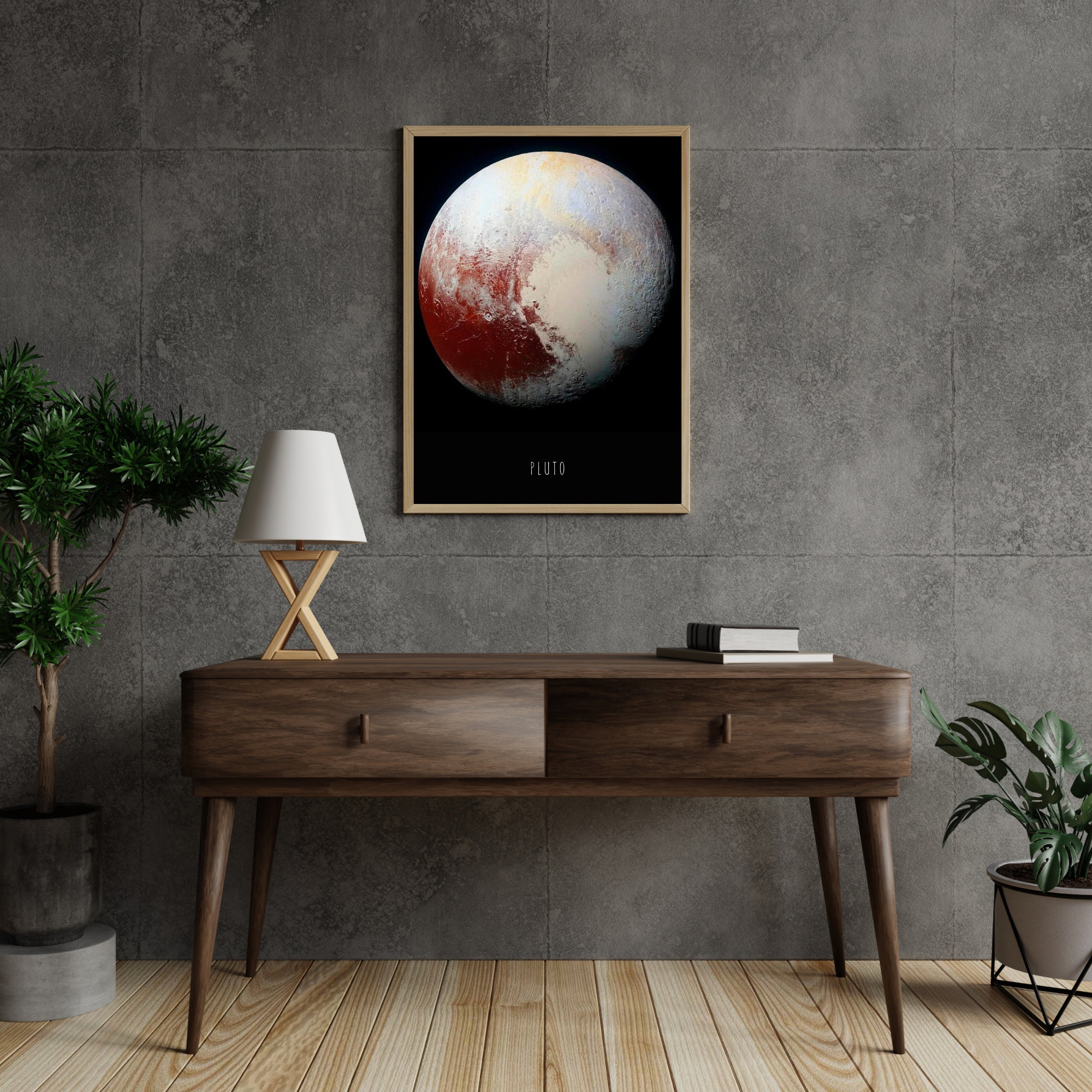Pluto,pluto Planet, Pluto Printable Poster, Pluto Print, Solar System ...