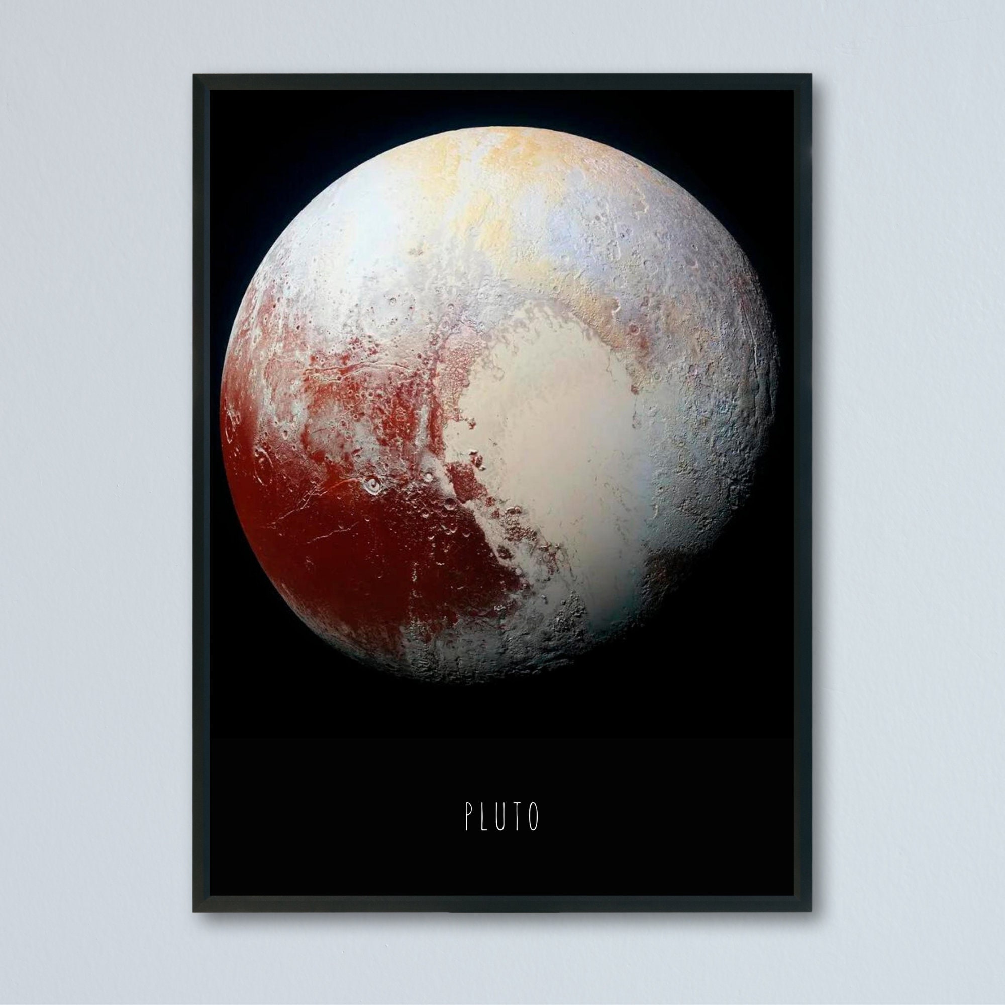 Pluto,pluto Planet, Pluto Printable Poster, Pluto Print, Solar System ...
