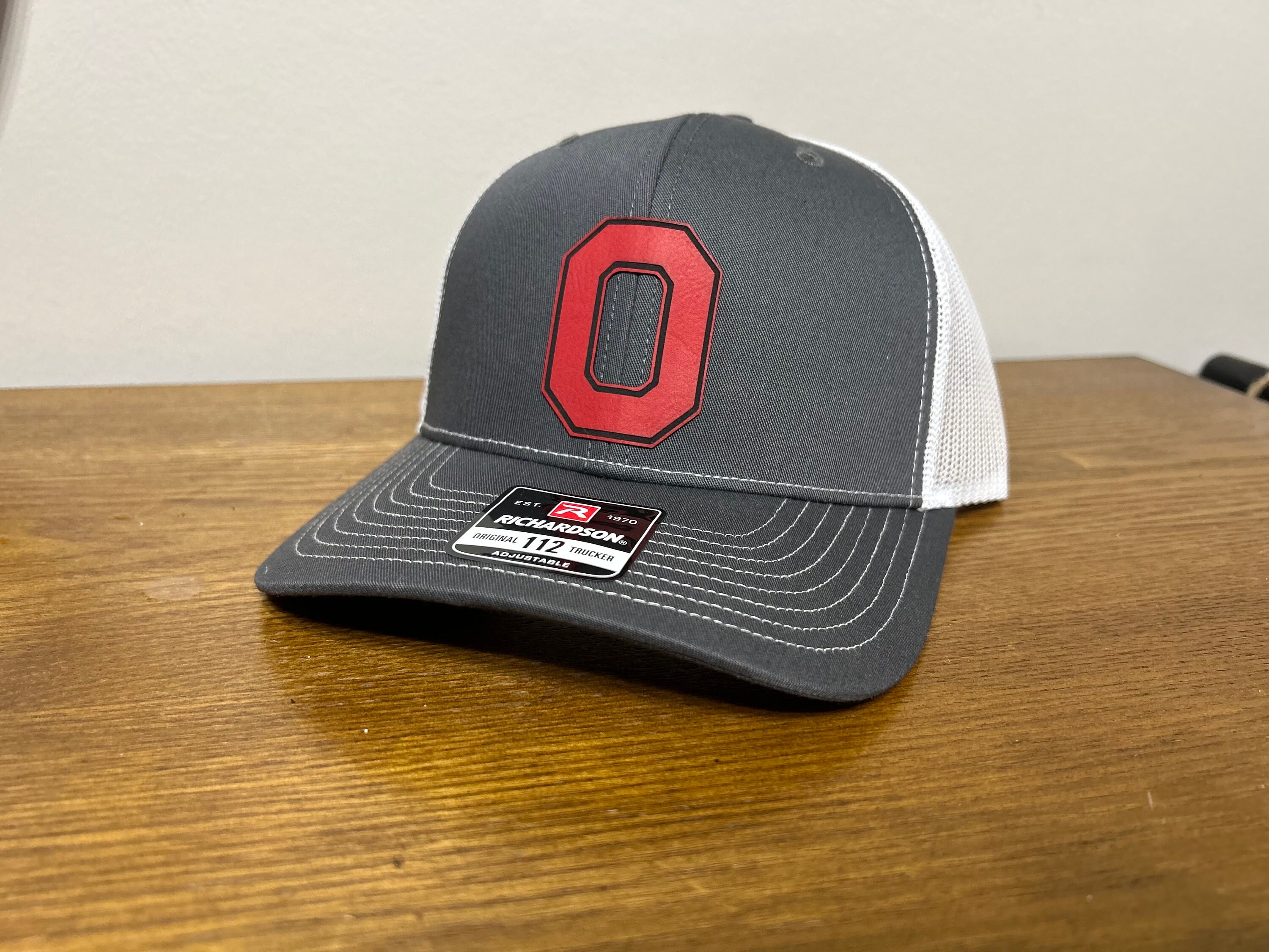 Ohio State Buckeyes Richardson Leather Patch Snapback Hat - Etsy