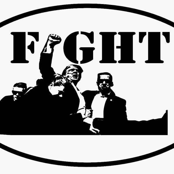 Trump Fight Vector - Etsy