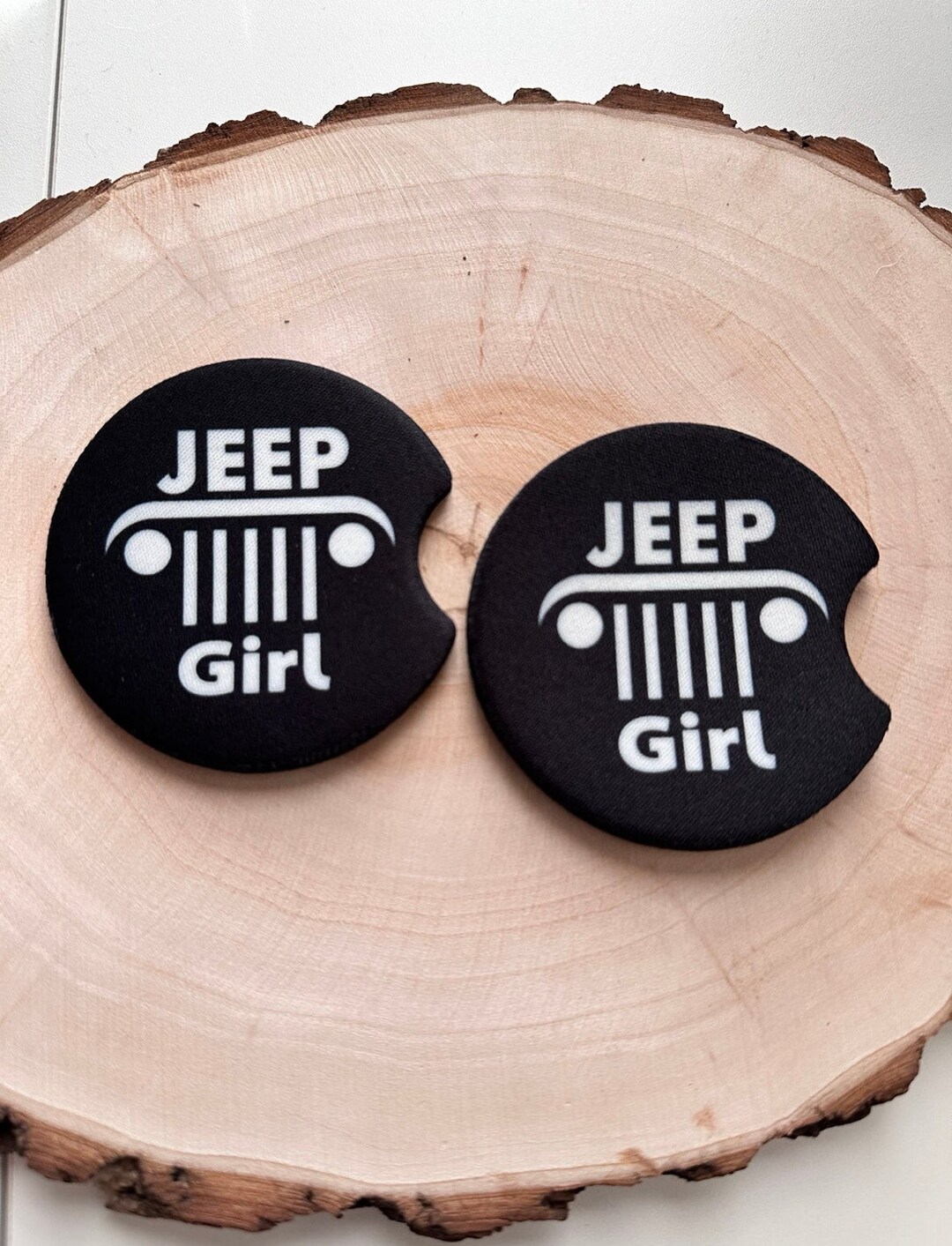 Car Coasters Jeep Girl - Etsy