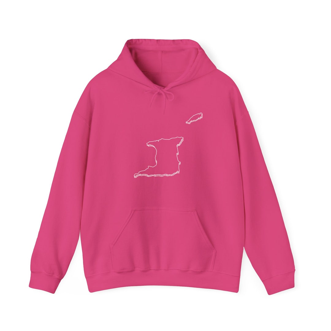 Trinidad Map Hoodie | Trinidad and Tobago Tee | Trini Hoodie ...