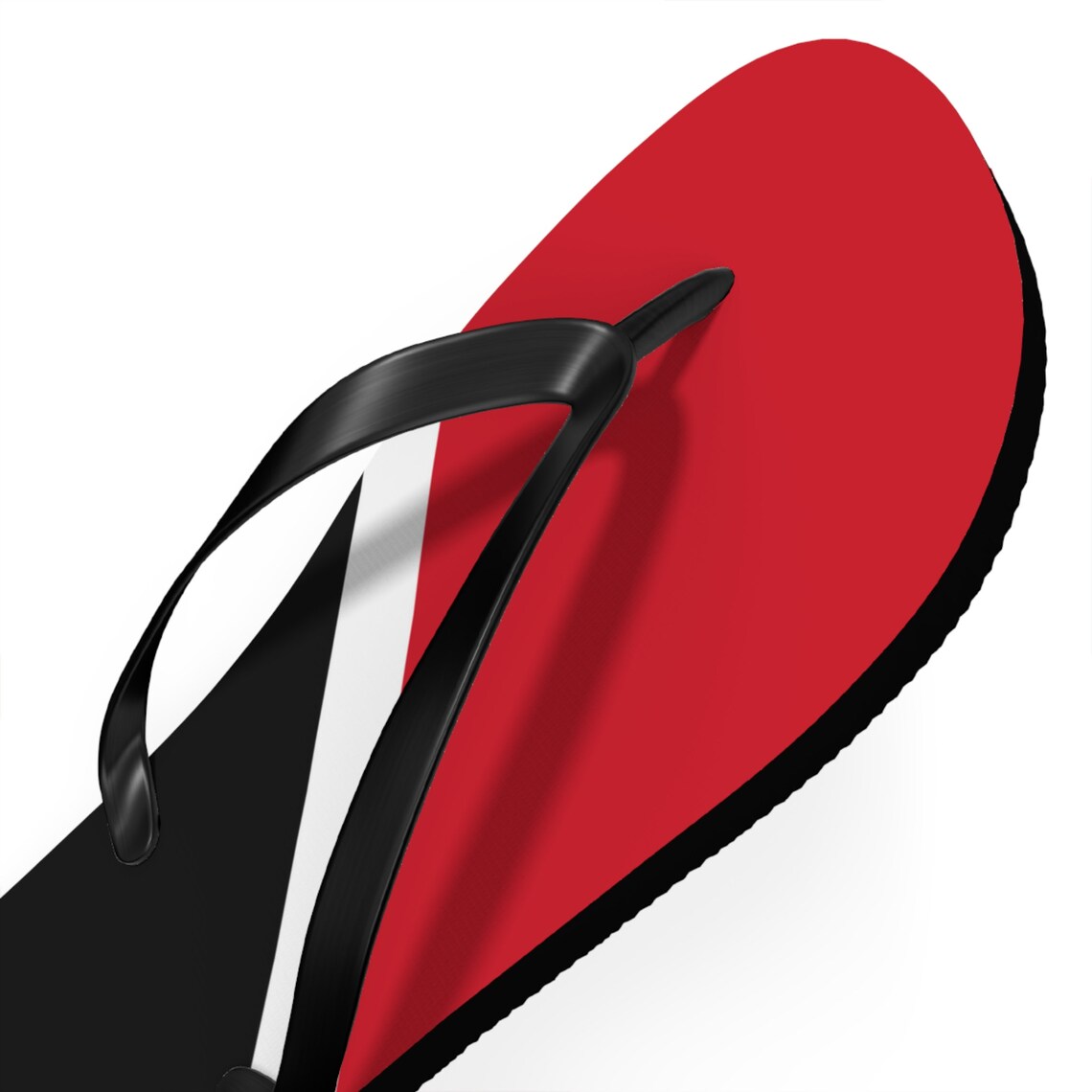 Trini Flag Flip Flops | Trinidadian Beach Slippers | Trini Beach Wear ...
