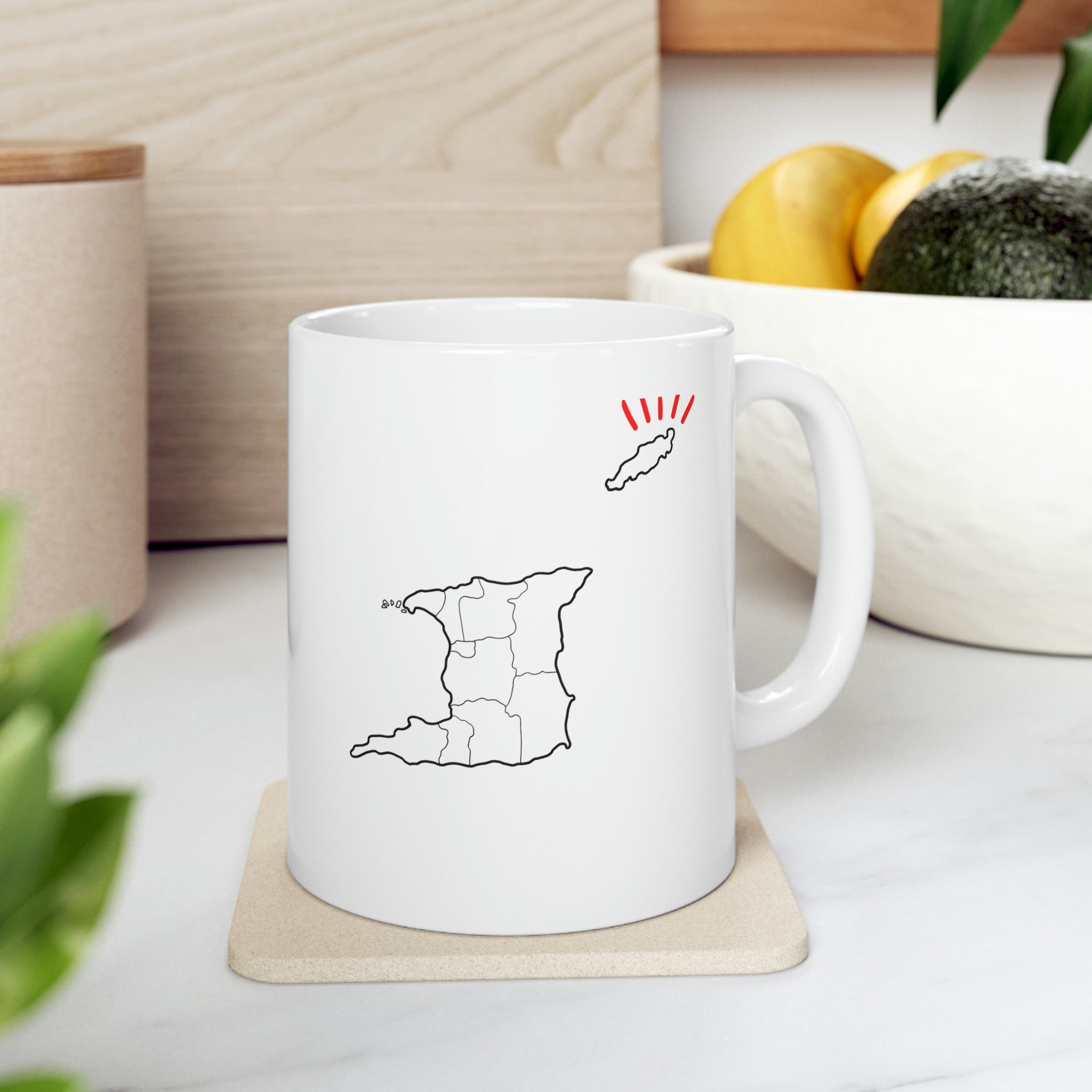 Trini Puncheon Mug Trinidad and Tobago Coffee Cup Trini Gifts Island ...