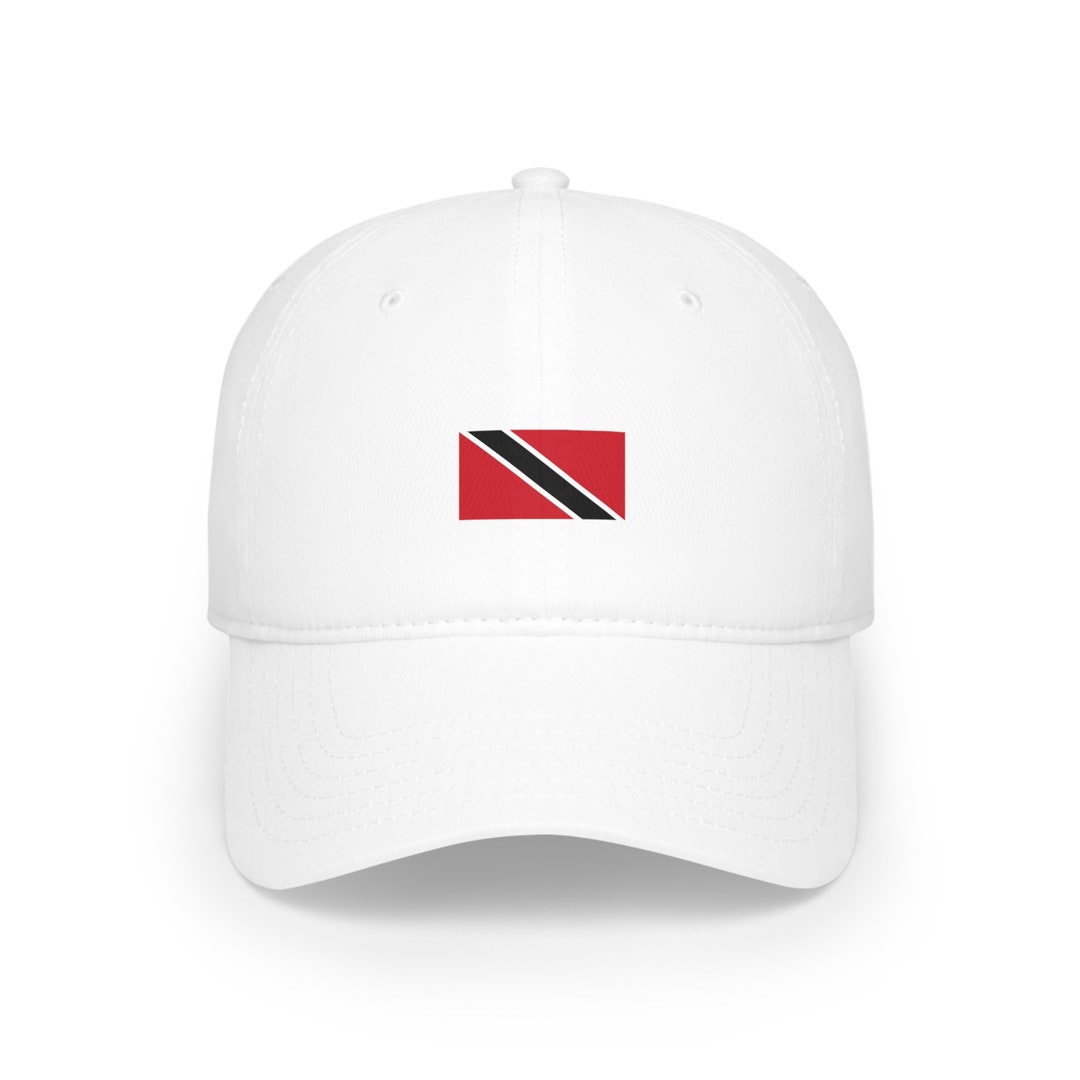 Trini Flag Low Profile Baseball Cap | Trinidad Cap | Trini Gift ...