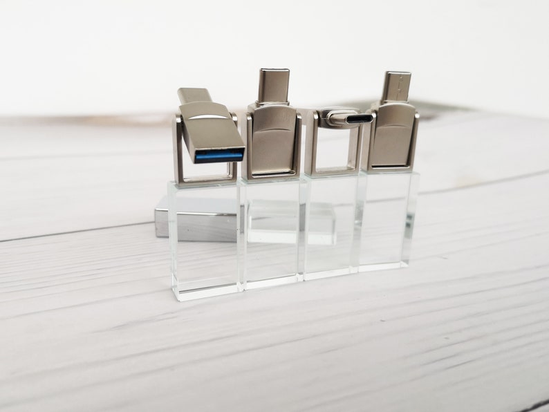 Type-c Crystal Glass USB C Flash Drive | USB 3.1 Pen Drive | 16GB ...