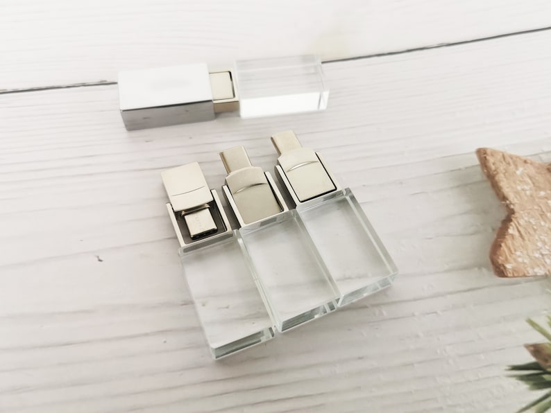 10PCS Free Logo Type-c Crystal Glass USB-C Flash Drive | USB 3.1 Pen ...