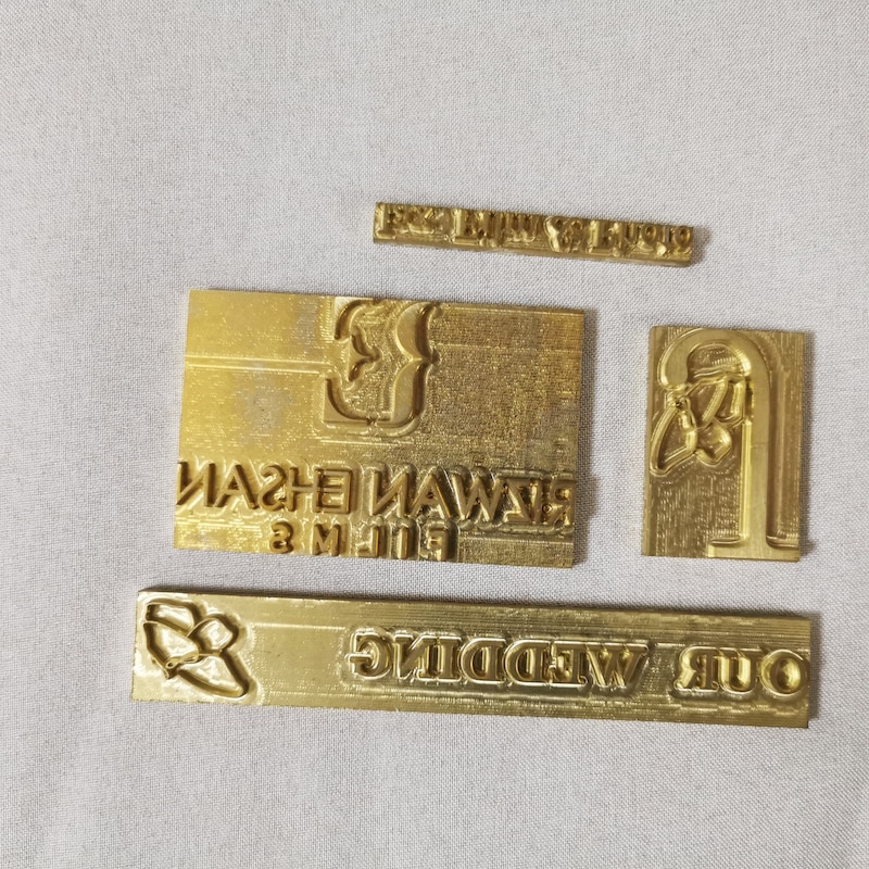 Hot Foil Letters - Etsy