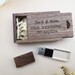 10 Pcs Wooden Walnut Maple Flash Drive, Wooden USB Flash Drive, Dark ...