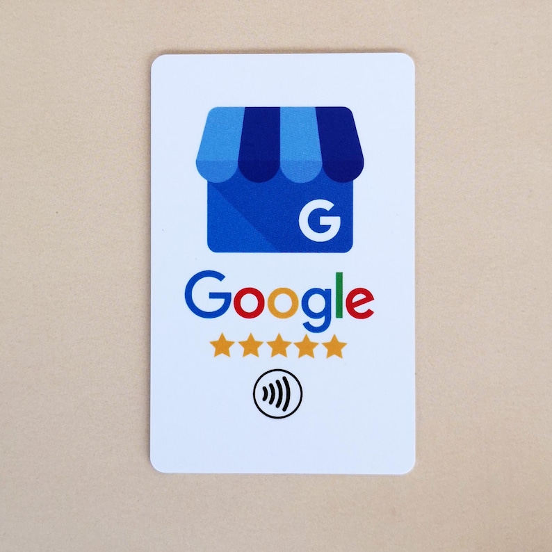 NFC Google Review Keychain White Black | Boost Your Google Reviews ...