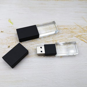 10PCS Personalized Crystal Rose Gold Glass USB Flash Drive,usb 3.0 Pen ...