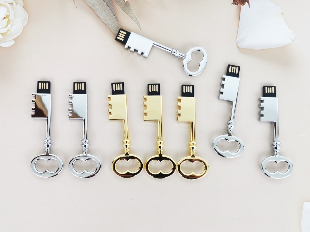 10PCS Free Logo Metal Key USB Flash Drive,personalized USB 2.0 Pen ...