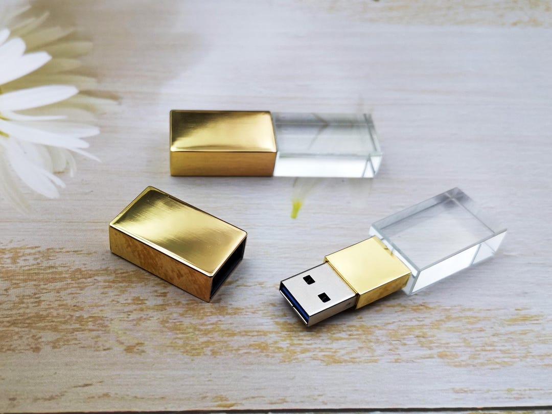 5PCS Custom Crystal Glass USB 3.0 Flash Drive USB Pendrive| 8 16 32 64 ...