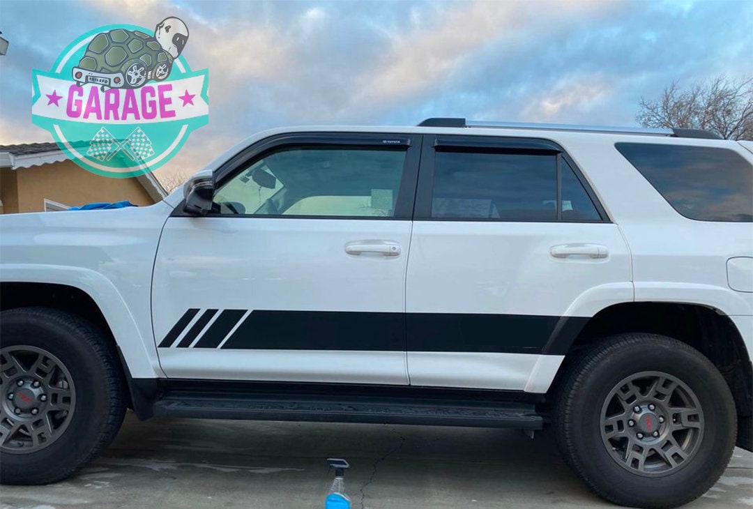 Toyota 4runner/ Tacoma Black Side Stripe Decal Set - Etsy