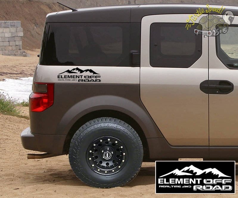 Honda Element Realtime AWD Decal Set - Etsy