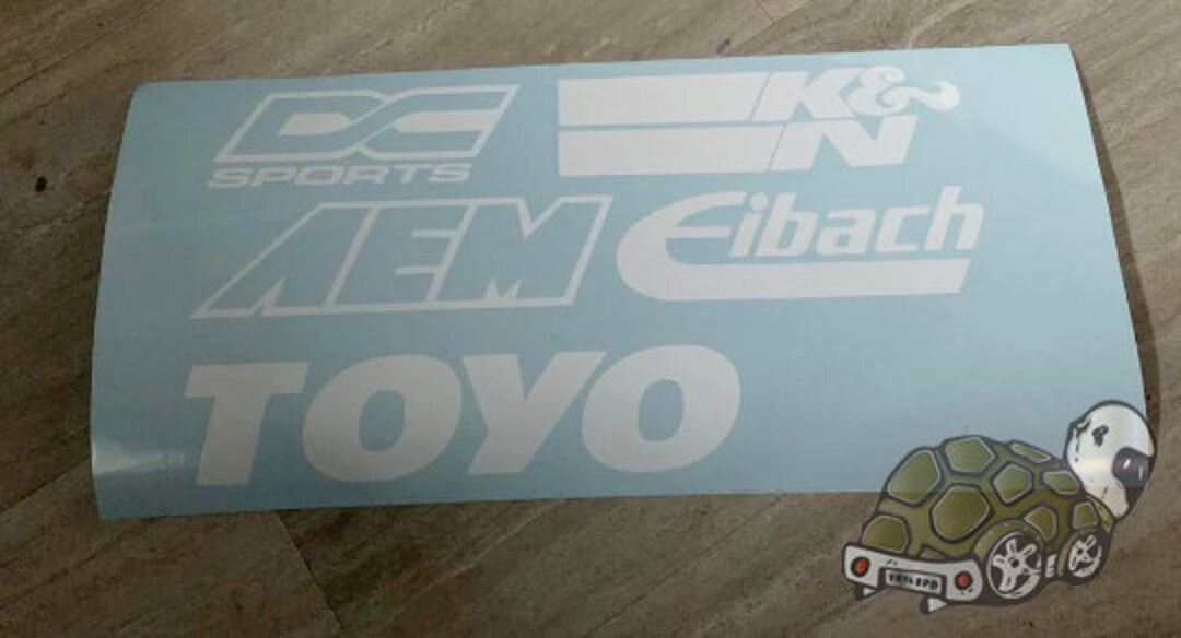 Tuner Performance Sticker Decalset Aem DC Honda Oracal - Etsy