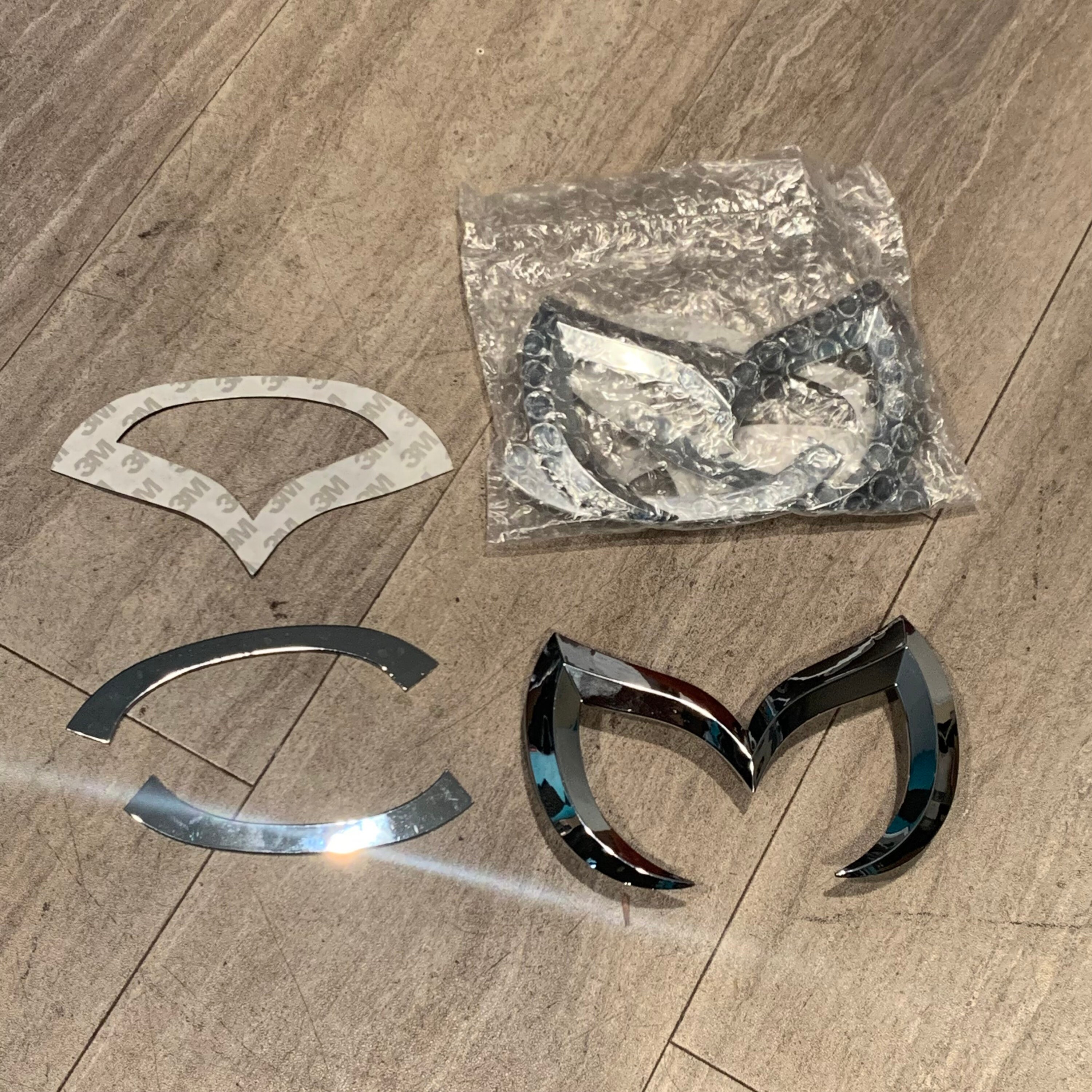 Mazda Evil M Chrome Emblem Badge Front Rear 3M 5.5 - Etsy